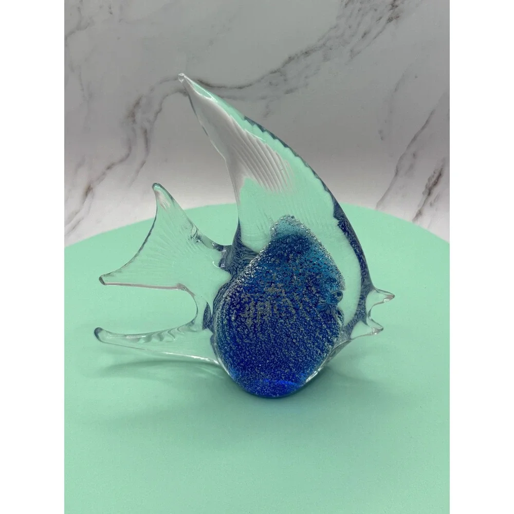 Murano | Art | Murano Topical Fish Art Glass 55 Hand Blown Sculpture ...